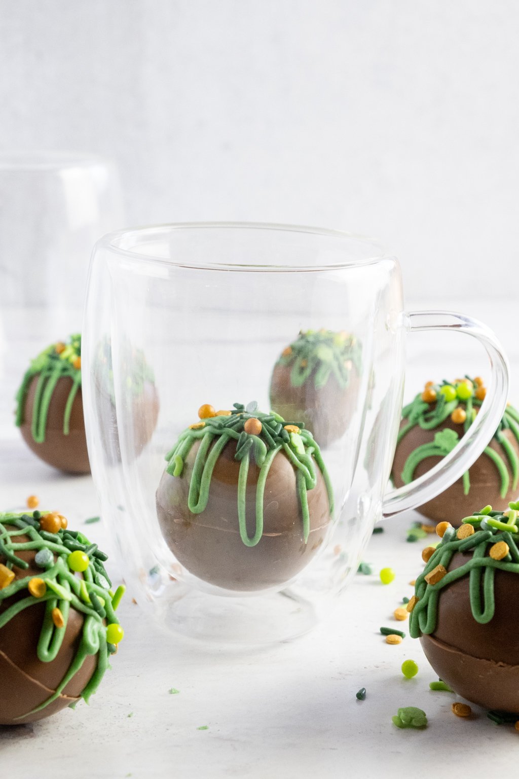 Irish Coffee Hot Chocolate Bombs ⋆ The Dessertivore