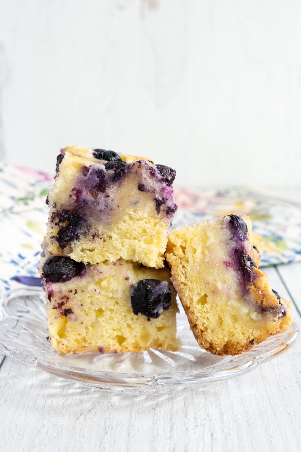 Lemon Blueberry Chess Squares ⋆ The Dessertivore